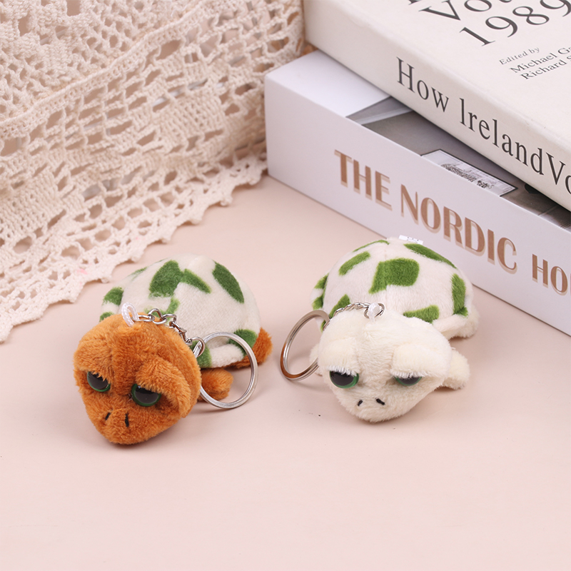 Little 6CM Tortoise Keychain Charm , Key Ring Chain Women Girl's Pendant Plus EI