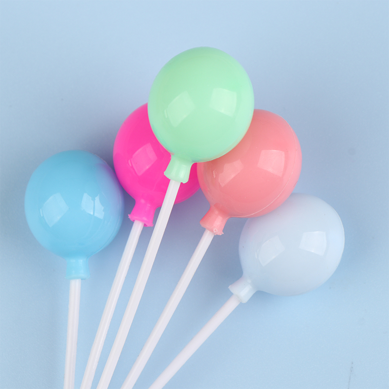 1Set  Dollhouse Miniature Colorful Balloon Windmills Model Garden Decor Toy EI