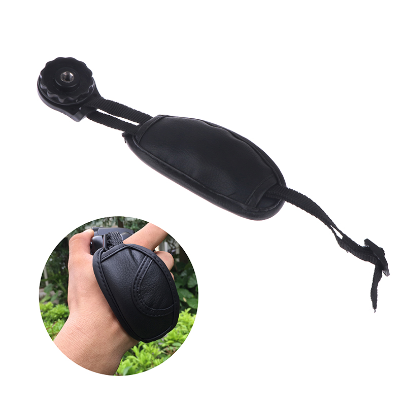 Durevole Calma della telecamera Fante ovale in pelle ovalo per slrdslr nero  ba