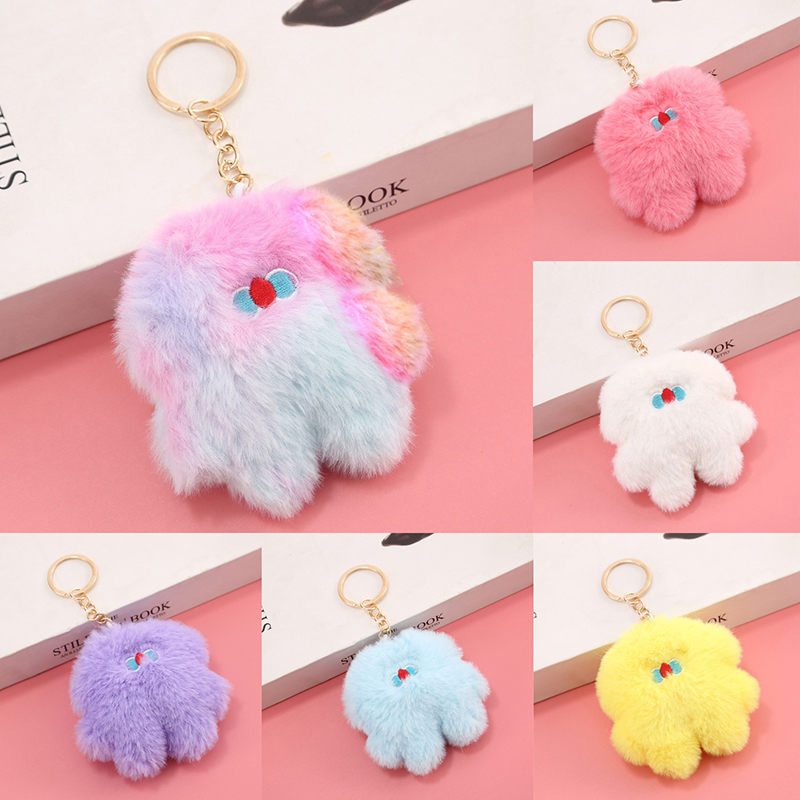 Cute Plush Doll Pendant Keychain Bag Pendants Soft Toys Keyring Key Chain