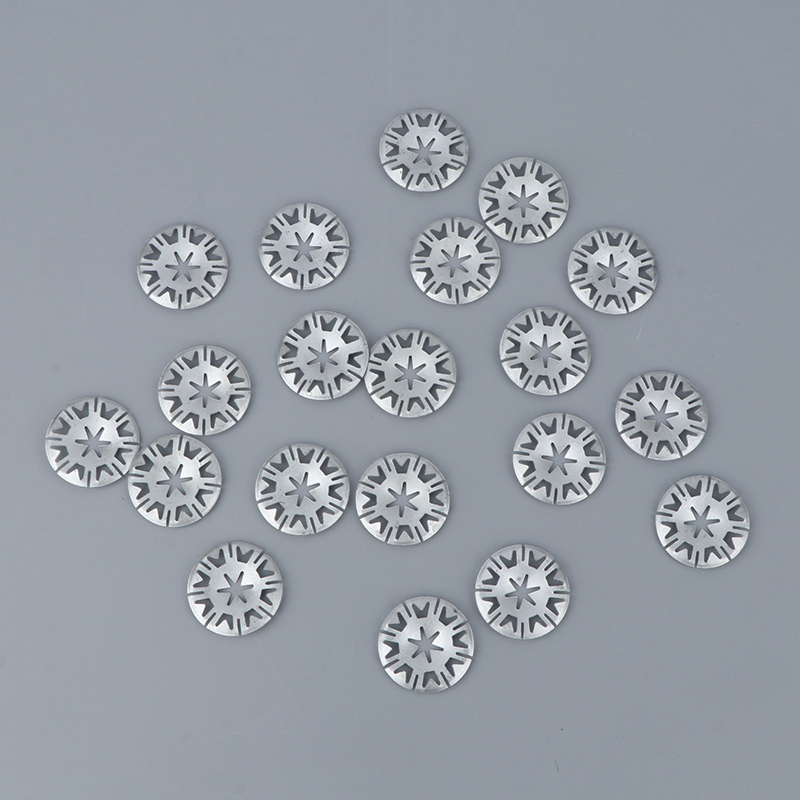 20pcs Metal Car Chassis Exhaust Heat Shield Metal Spring Washer Fixing Clamp -wf