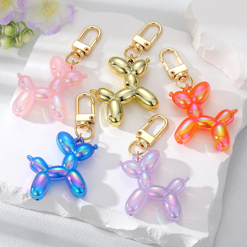 1pc Bling Kawaii Cartoon Animal Couple Keychains Key Ring For Women Men New