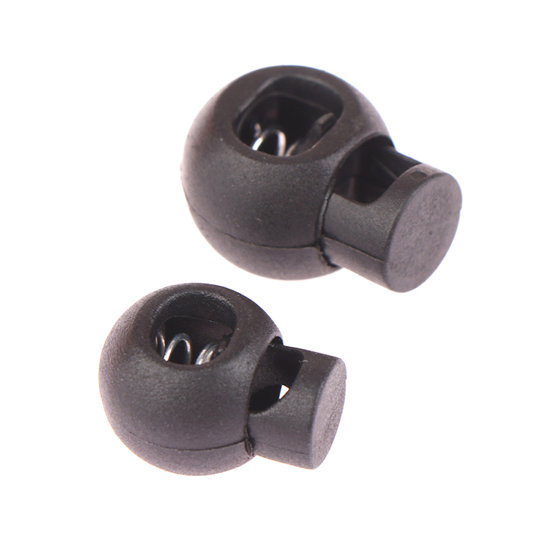 50PCS Rope Cord Locks Clip Round Shape Luggage Lanyard Stopper Home ...