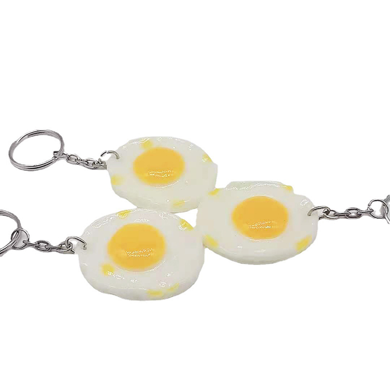 Cute Mini Simulation Food Key Chain Resin Cake Keychain Gift Pendant Accessor EI