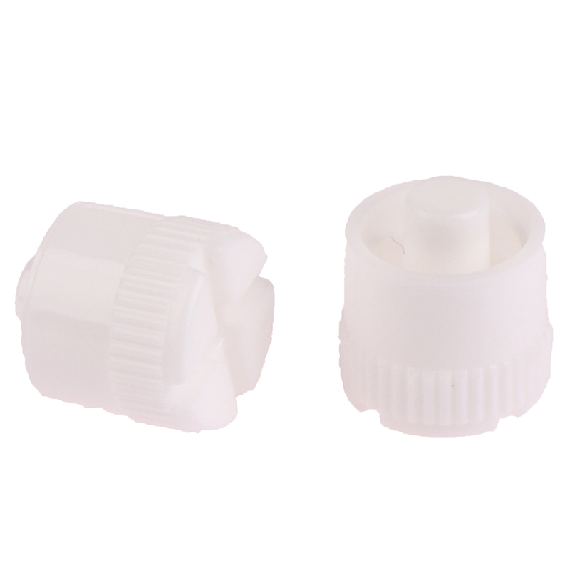 2* MALE LUER Lock Plug Adapter Air Valve Pipe PP Plastic Connector End ...