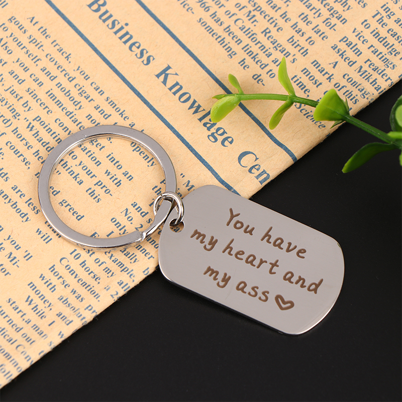 Keychain You Have My Heart Personalized Valentine's Day Gift for Couple Keyri ba