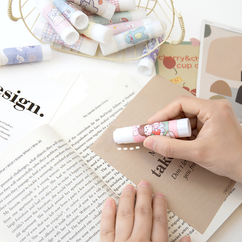 CUTE CARTOON SOLID Glue Stick Strong Adhesives Non-toxic Sealing ...