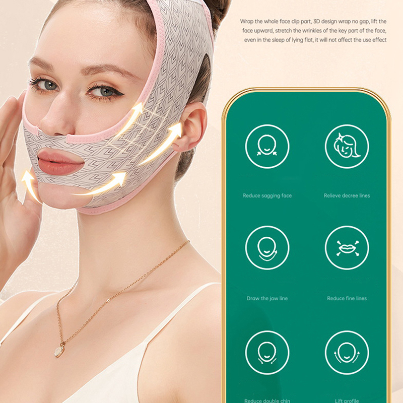Facial Slimming Strap V Line Mask Face Lifting Band Double Chin ...