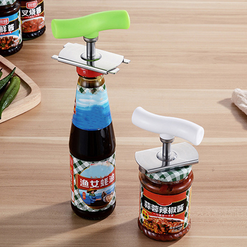 Stainless Steel Adjustable Jar Opener Lids off Jar Opener Bottle Opener Can  -wf
