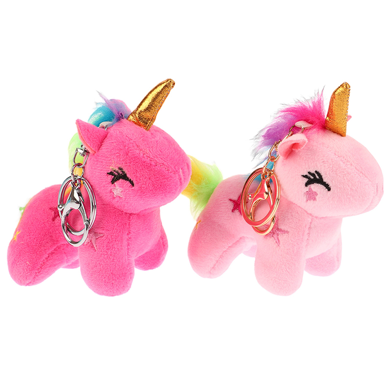 Unicorn Plush Popular Animal Horse Toychain Ciondolo per bambini  EI Foto-1