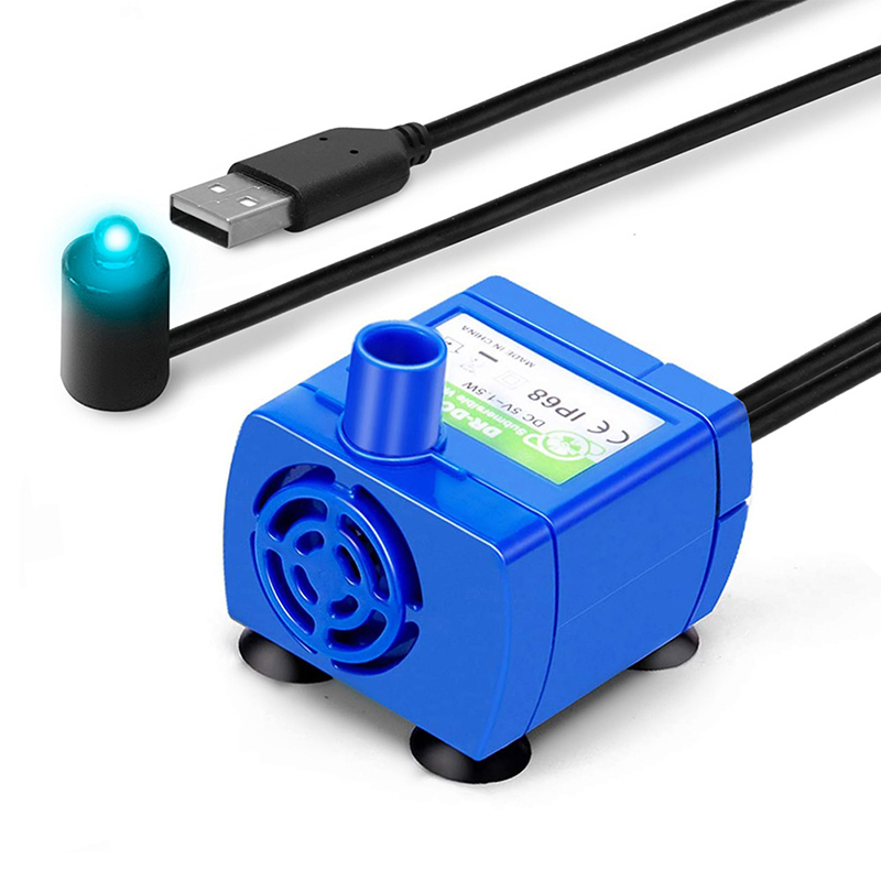 5V DC USB Water Pumps Low Noise Accessories DR-DC160 for Pet Drinking-xp -wf