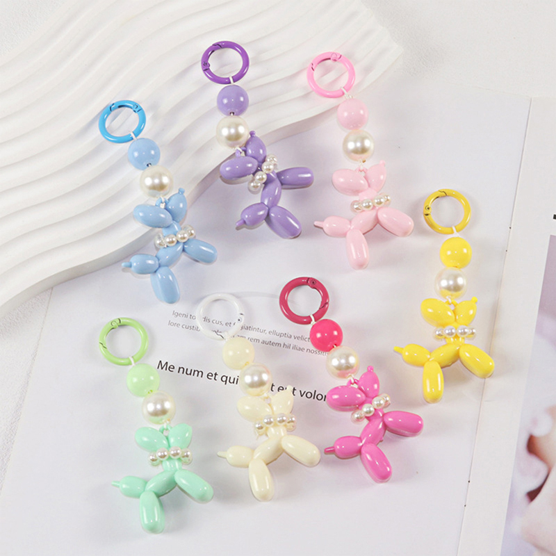 Nouvelle mode stéréo stéréo mignon dog dog dog keychain key ring carton créa -wf