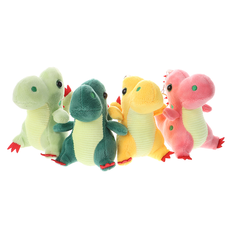 1 pc 12 cm Big Tail Dinosaur Bambola peluche Case Chain Borse Bambola carina  Pe