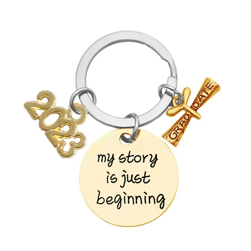 Keychain Pendant Dome Glass 2023 Graduation Season Gift Gift Metal Metalchai -wf