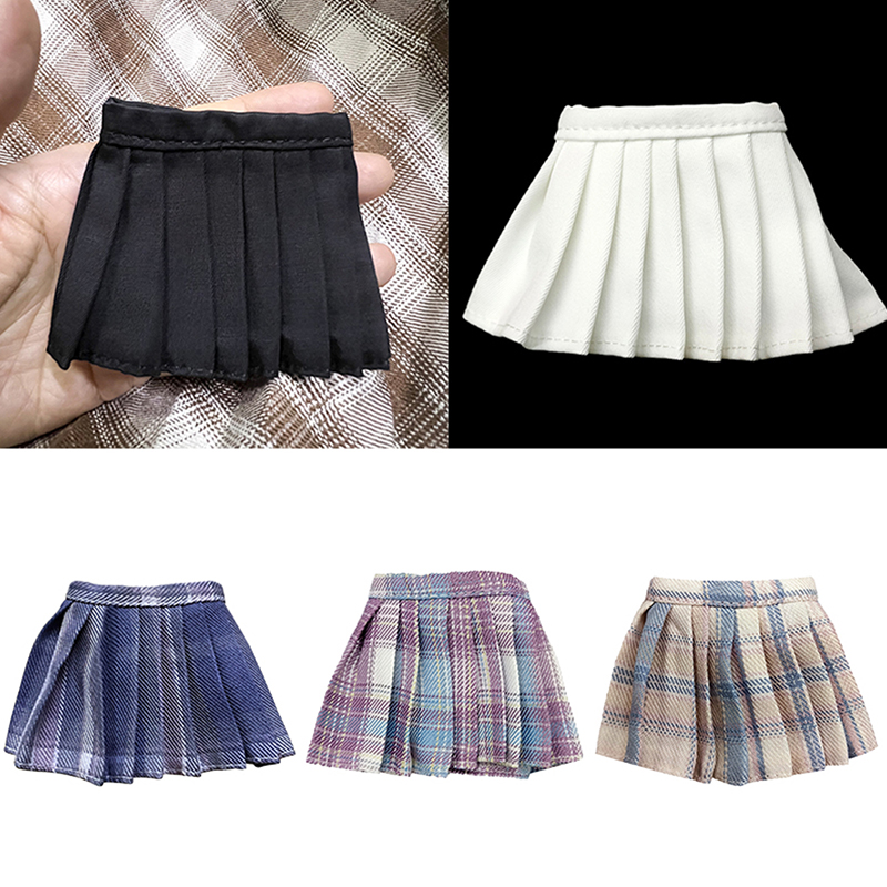 Summer Doll Clothes Pleated Skirt for 30cm Doll Clothes Accessories Dress Dol Pe