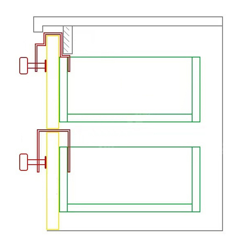 Clip per pannello cassetto morsetto per lavorazione del legno cassetto morsetto anteriore morsetti a G morsetti armadio morsettiera Le