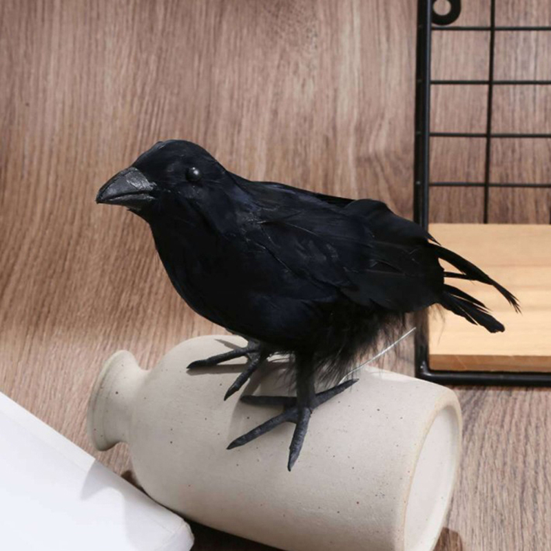 Simulation Black Crow Raven Bird Repellent Pest Control PigeonRepellent Garde ba