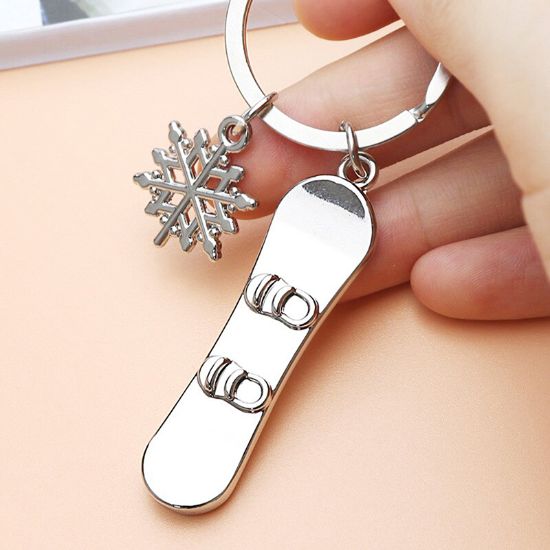 Snowboard Key Chain Snowboard Key rimorchio simulazione snowboard accessori auto TS