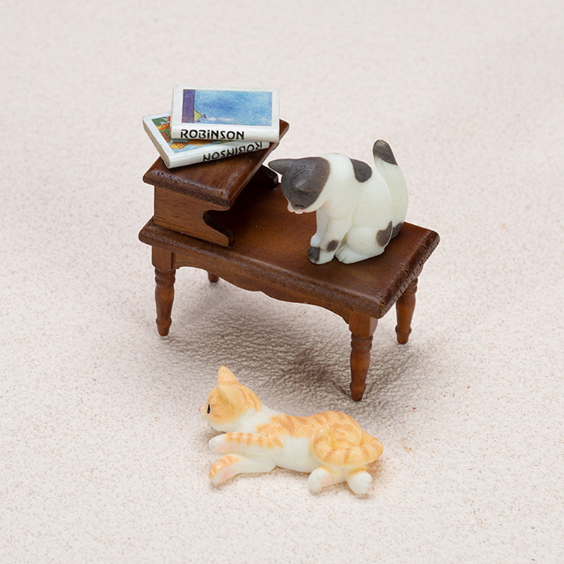 1/12 Dollhouse Table Dollhouse Double Layer Tea Table Doll House ...