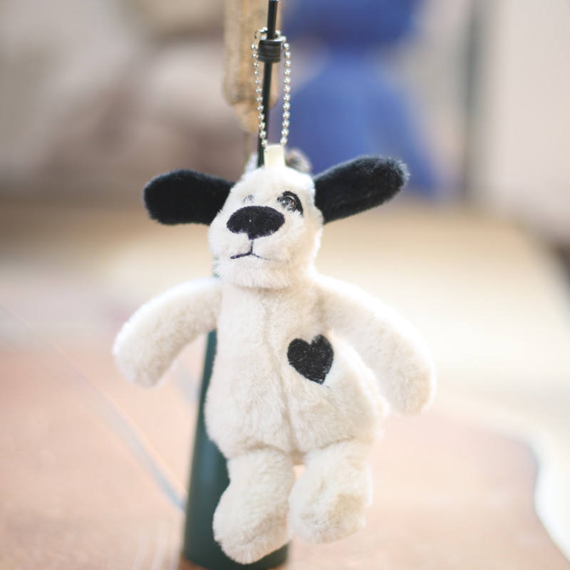Plush Toys key chain Stuffed Dog pendant Dolls Kids Child Christmas Gifts bag Pe