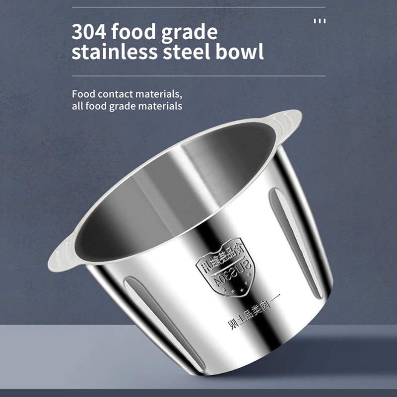 Electric Meat Grinder Food Processor Chopper Stainless Steel Vegetable Slice -wf