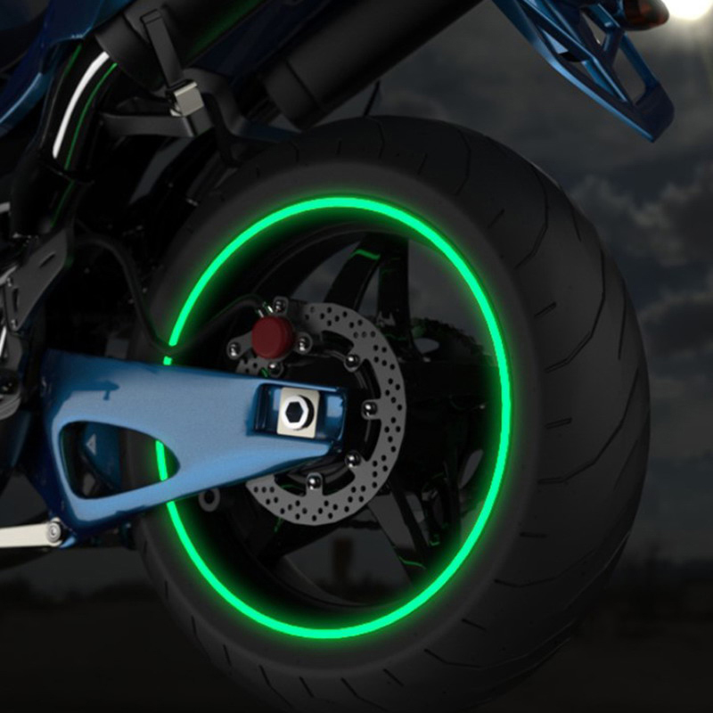 Adesivi Ruota Moto 18 pollici Adesivi Mozzo Ruota Modificati Riflettenti Sti RODE