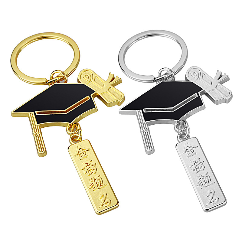 Tornario del regalo di laurea di laurea souvenir Bachelor Hat Class Boychain  Pe