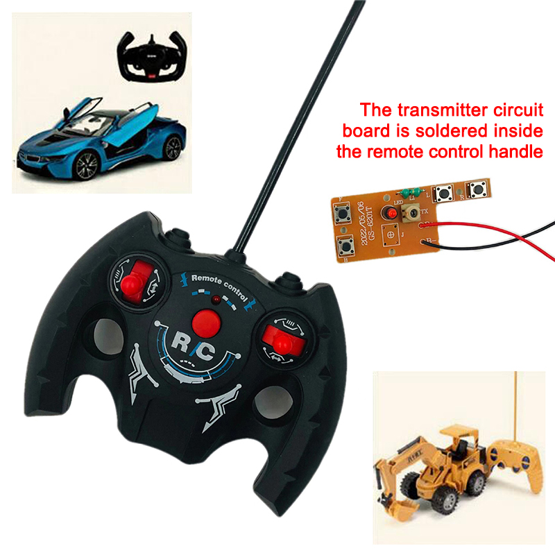 857 4CH Remote Control 27MHz Transmitter with Radio System Car Accessor ...