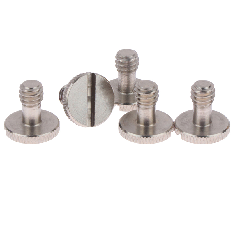 5 pz vite fotocamera 1/4 pollici sgancio rapido vite piastra treppiede montaggio vite Th