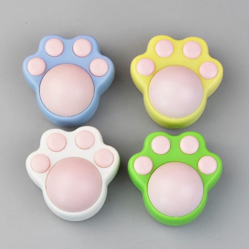 Giocattolo da parete stick-on palla gatto naturale erba gatta tratta sano naturale rimuove la palla BII