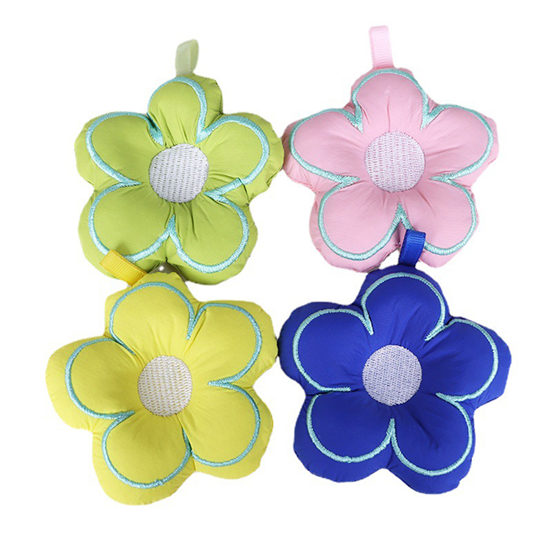 1PcSakura Fabric Flower Keychain Cute Lanyard Car Bag Key Ring Pendant Kid Gi EI
