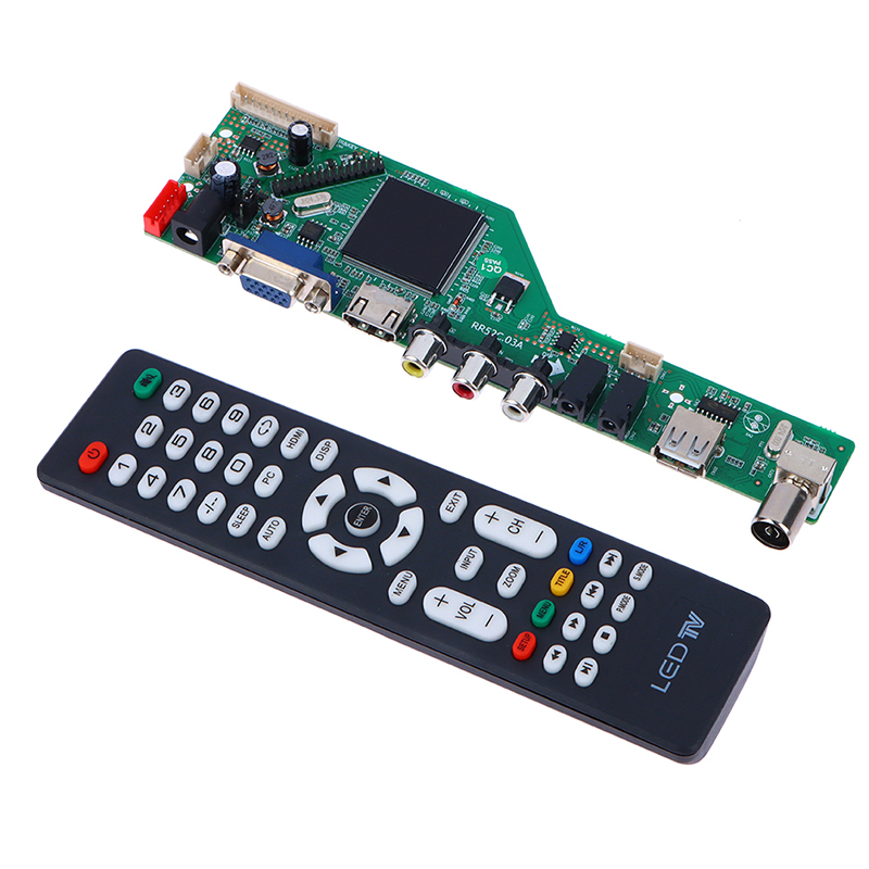 1Set LCD TV Motherboard RR52C.03A Support DVB-T DVB-T2 w/Free Key ...