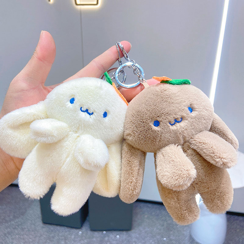 1Pc 14cm Rabbit Plush Keychains Cartoon Stuffed Animals Plush Doll Anime Plus EI