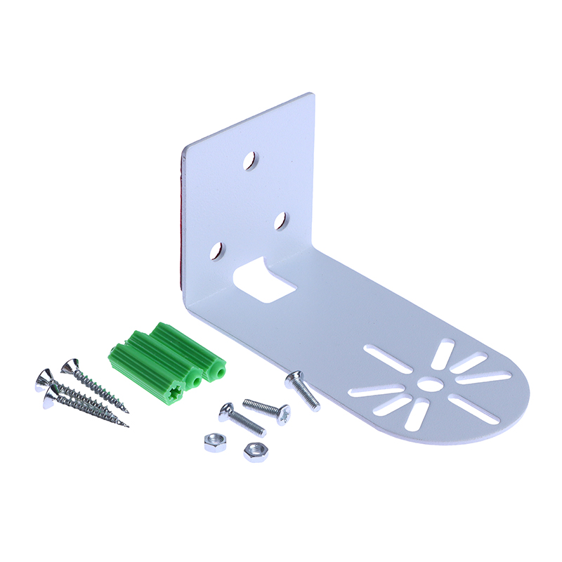 Staffa fotocamera montaggio a parete senza unghie forma a L con base colla staffa di sorveglianza Th