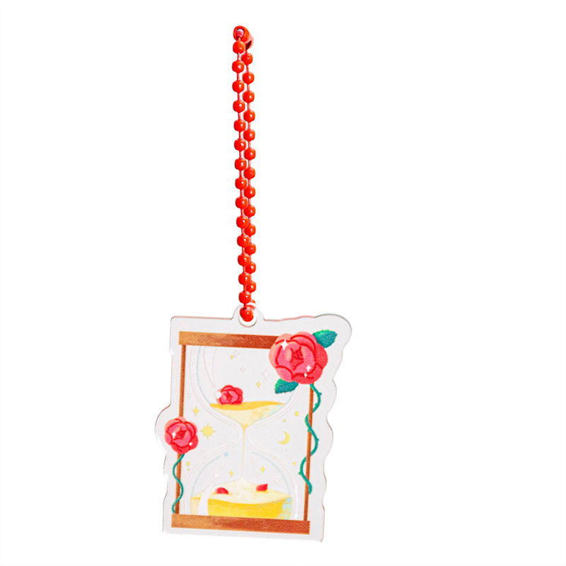 Acrylic Key Chain Car Motorcycle Backpack Personalized Decoration Keychain G -wf