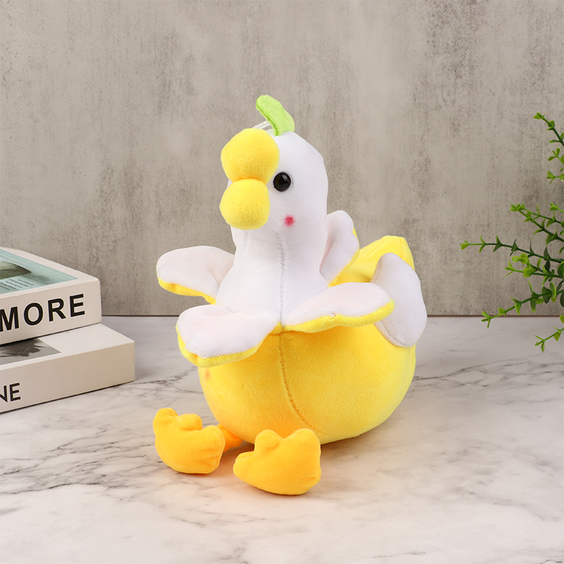 23CM Creative Banana Duck Plush Toys Soft Stuffed Animals Doll Cartoon Sleepi EI