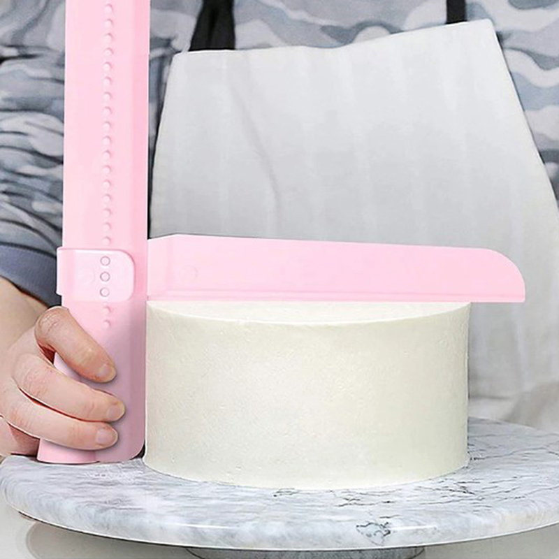 Adjustable Cake Icing Scraper Smoother Fondant Cake Baking Comb ...