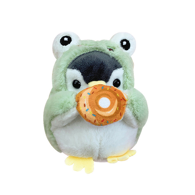 Carino peluche pinguino cartone animato portachiavi donna carino peluche pinguino portachiavi per ragazze regali*