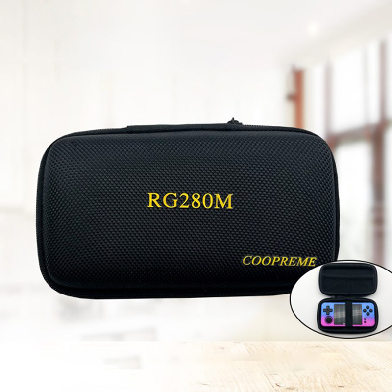 Custodia nera Anbernic RG280M impermeabile antiurto materiali di alta qualità manuale Sn