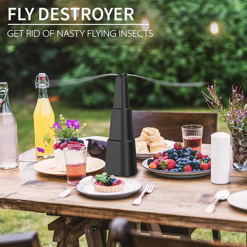 Ventola mosca lame morbide automatica protezione cibo flycatcher silenzioso tenere lontano da Sn