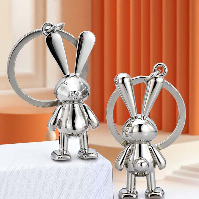 Cartoni animati Portachiavi Coniglio Donna Uomo Auto Borsa a mano Accessori Regalo TS
