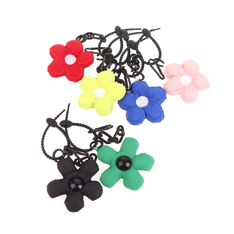 1Pc Cute Sun Flower Car Key Chain New Sunflower Plush Keychain Women Bag Pend ba