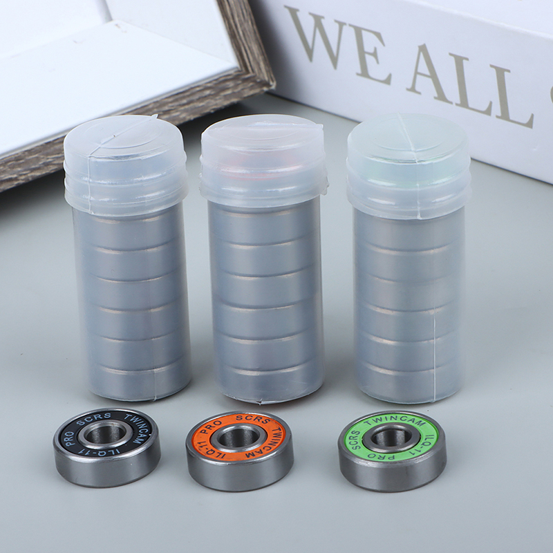 8Pcs 608 Bearing ILQ-11 Longboard Speed Inline Skate Wheel Bearing ...