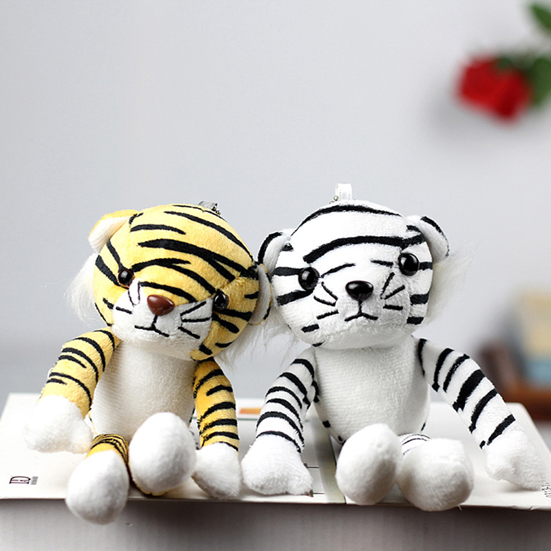 Grazioso ciondolo morbido imbottito peluche giocattolo creativo peluche gamba lunga tigre_j_