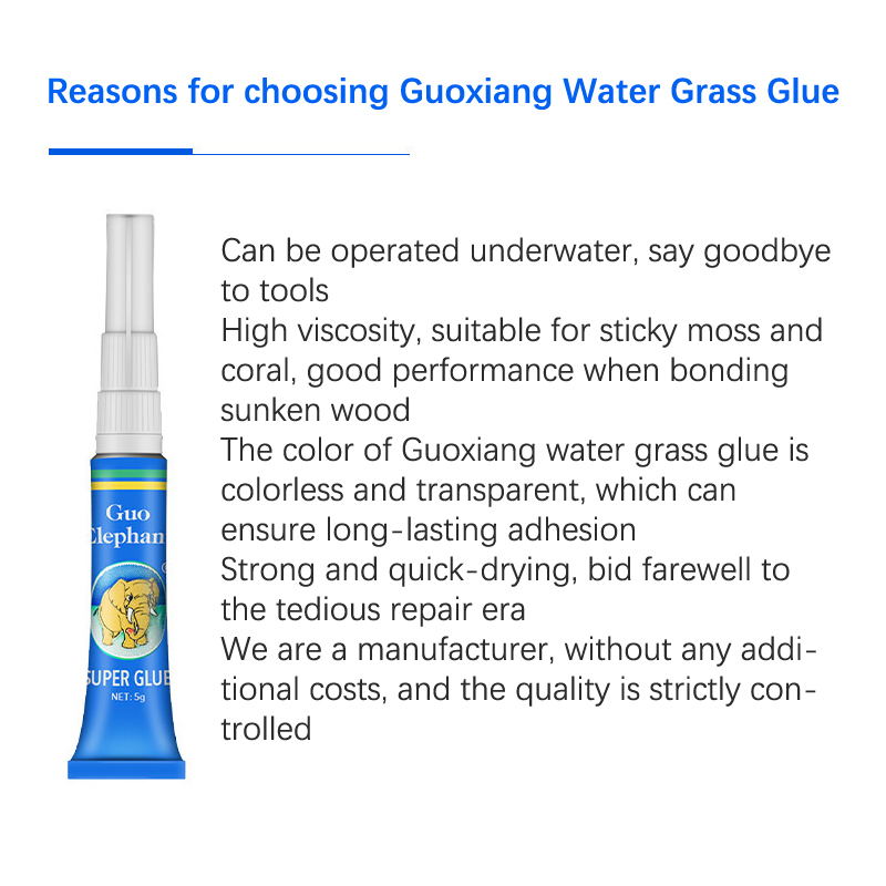 Colla per erba acquario acquario acquario acquario acquario acquario riparazione impermeabile colla istantanea stick Sn
