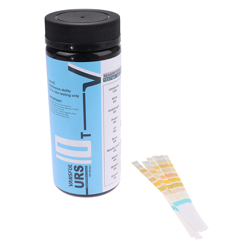 100 STRIPS URS-10T Urinalysis Reagent Strips 10 Parameters Health Care ...