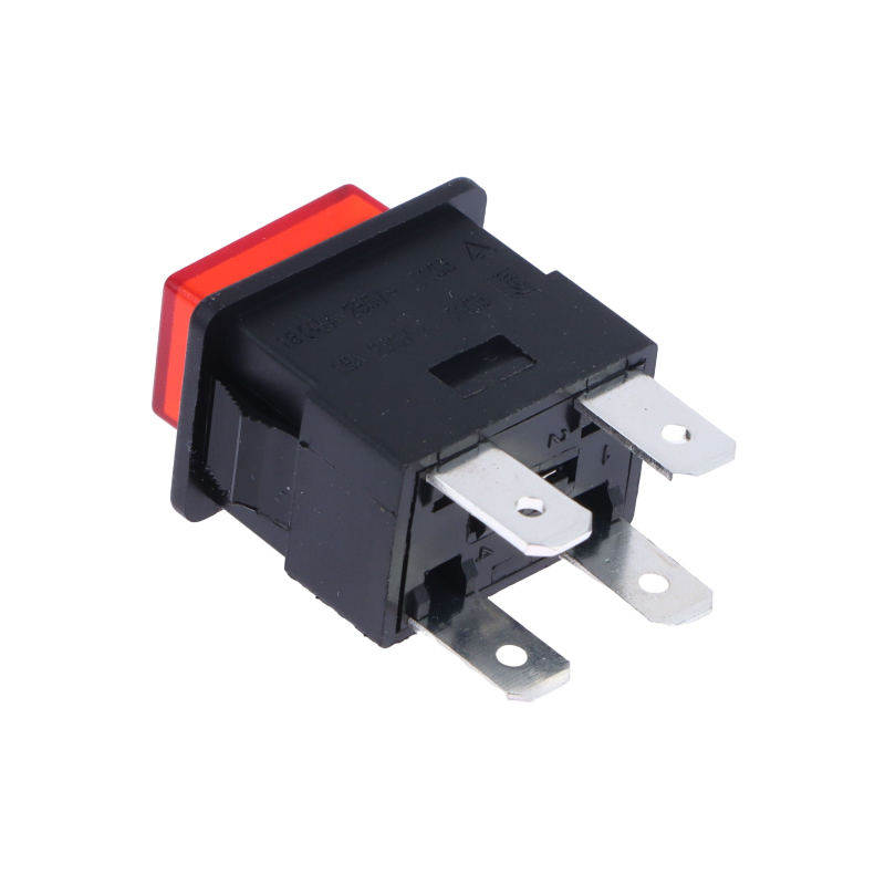 16A 4 Pins Electrical Rocker Switch With LED Light Touch Switch 250V PS ...