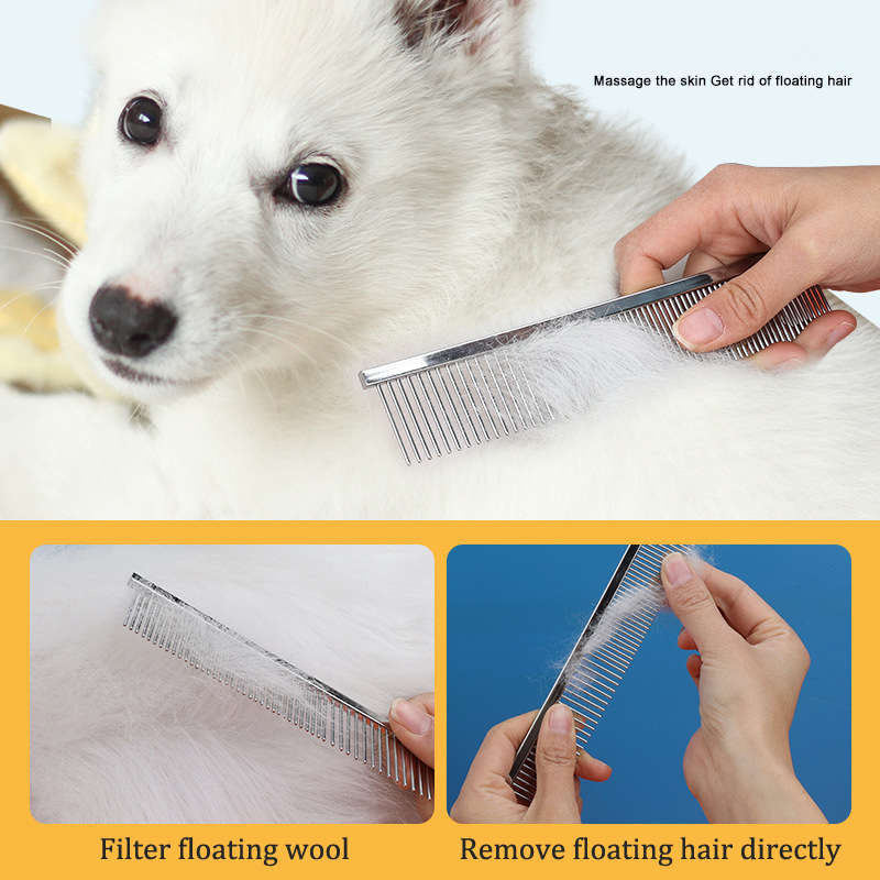 Pettine depilazione animale domestico rimozione peli galleggianti TS