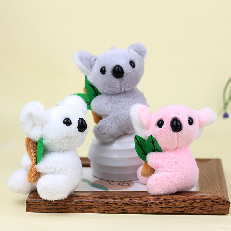 Carina bambola animale portachiavi peluche bambola giocattolo portachiavi auto anello chiavi ciondolo_j_