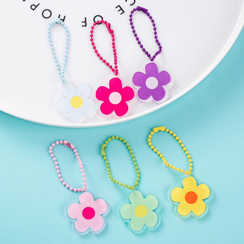 Ciondolo Girasole Colore Portachiavi Stile Borsa Chiavi Acrilica Ciondolo Decorazione Th
